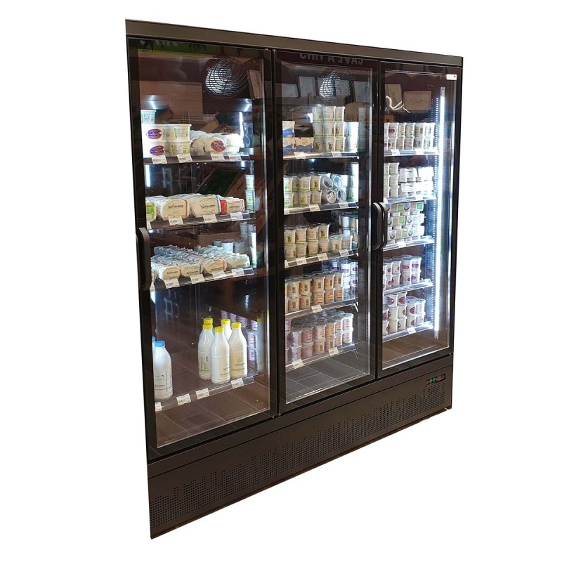 Vitrine murale négative libre service 3 portes - CHR-Avenue.com