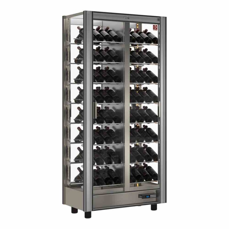 DIAMOND - Vitrine réfrigérée à vins 530 Litres 112 bouteilles Modulable ...