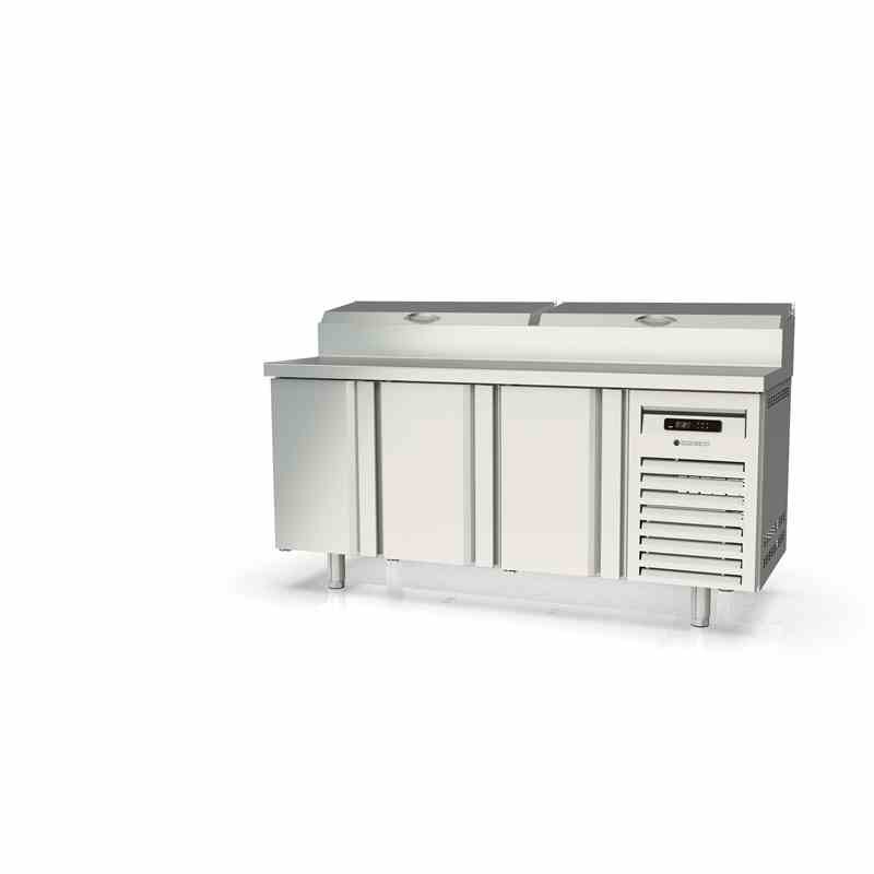 CORECO - Meuble de préparation 700 positif 3 portes 8x GN1/6 - CHR ...