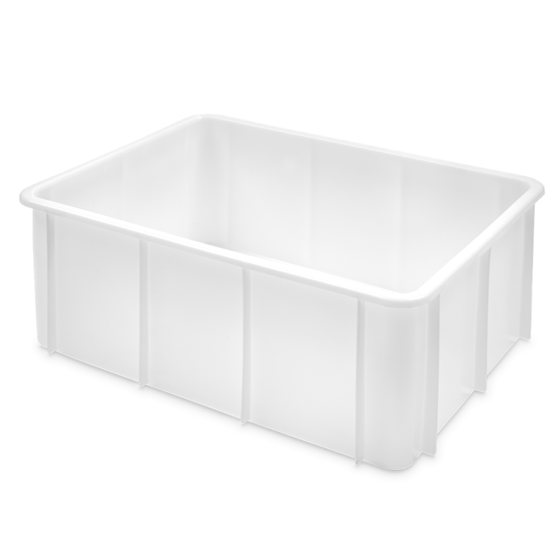 GILAC - Bac renforcé grand volume empilable 120 L - blanc - CHR-Avenue.com